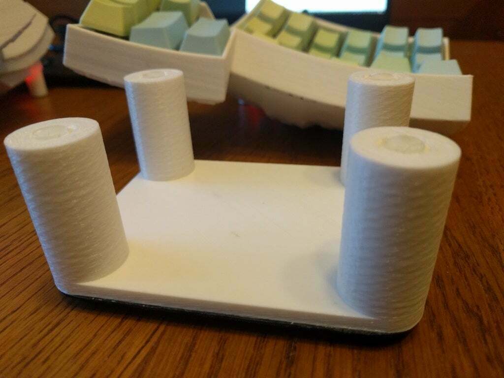 Free STL file Dactyl Keyboard Wrist Rest・3D printing model to download ...