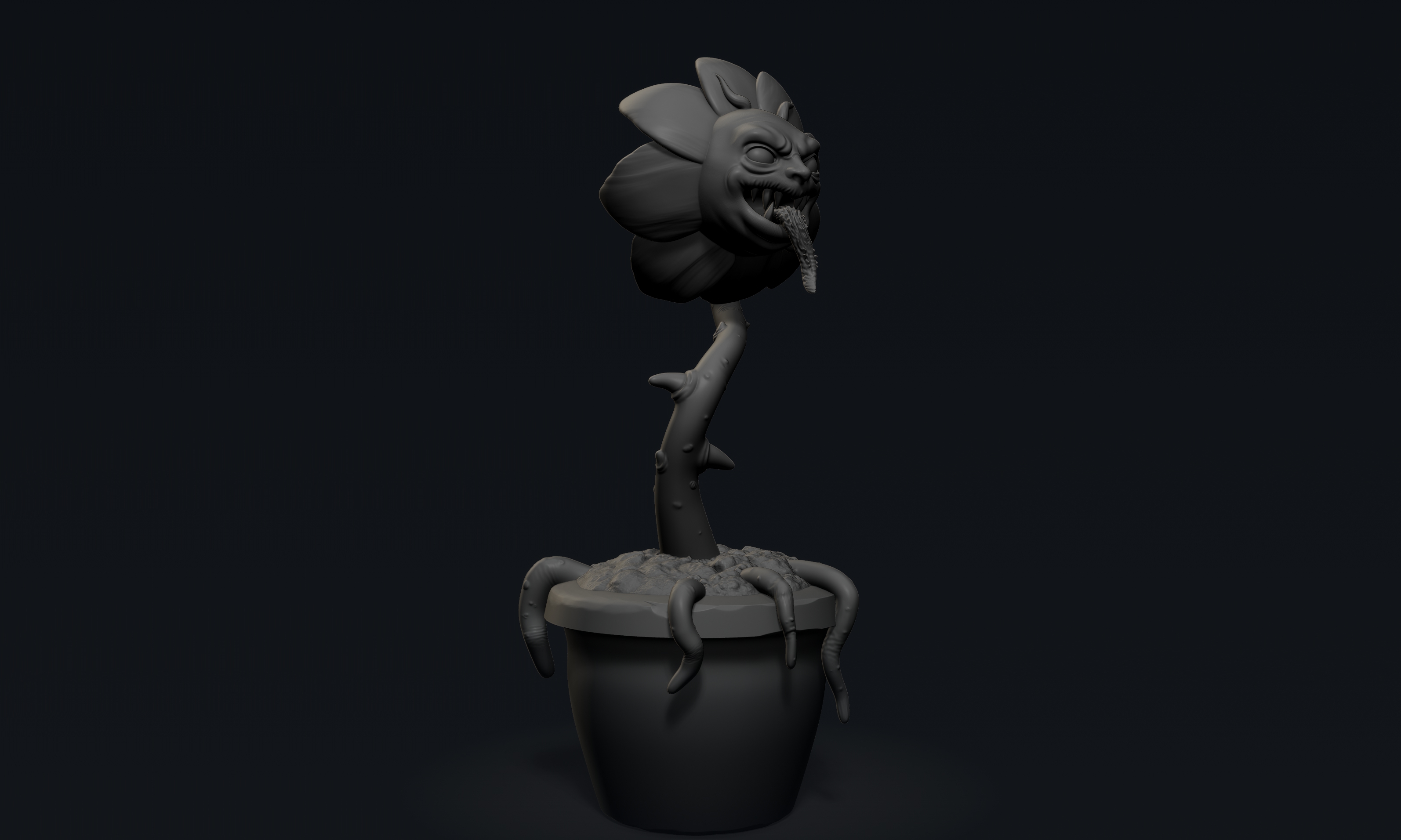 Free 3D file Halloween Plant Monster 3D print model・3D print object to ...
