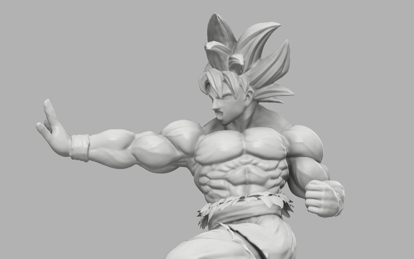3D file Goku Ultra・3D printing design to download・Cults
