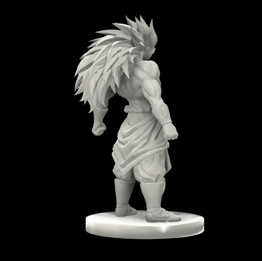 3D file Broly・3D print model to download・Cults