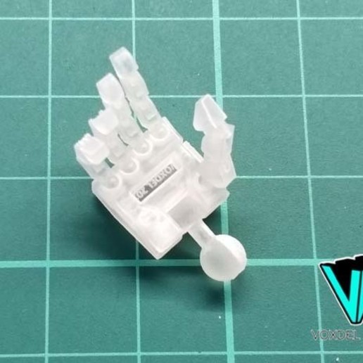 Download STL file FDM printeable Articulated hand for Gunpla and Mecha ...