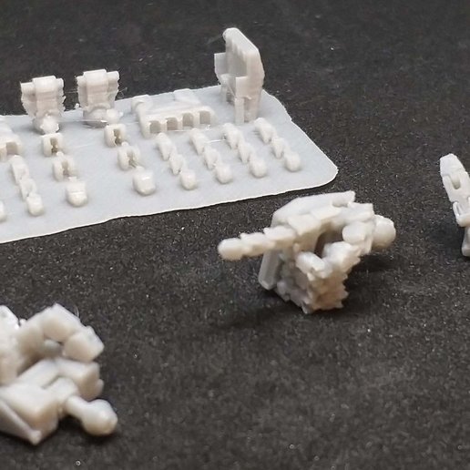 Download STL file FDM printeable Articulated hand for Gunpla and Mecha ...