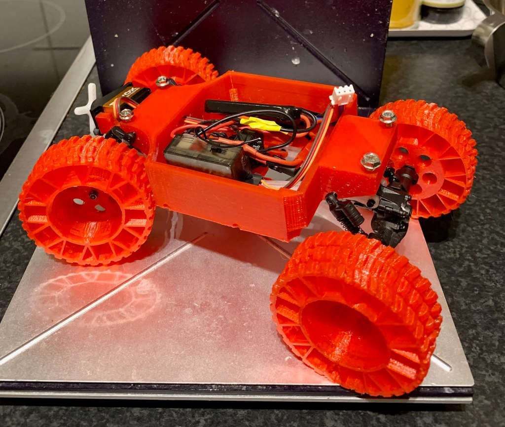 Free STL file Scx24 extreme low enter of gravity chassis・Model to ...