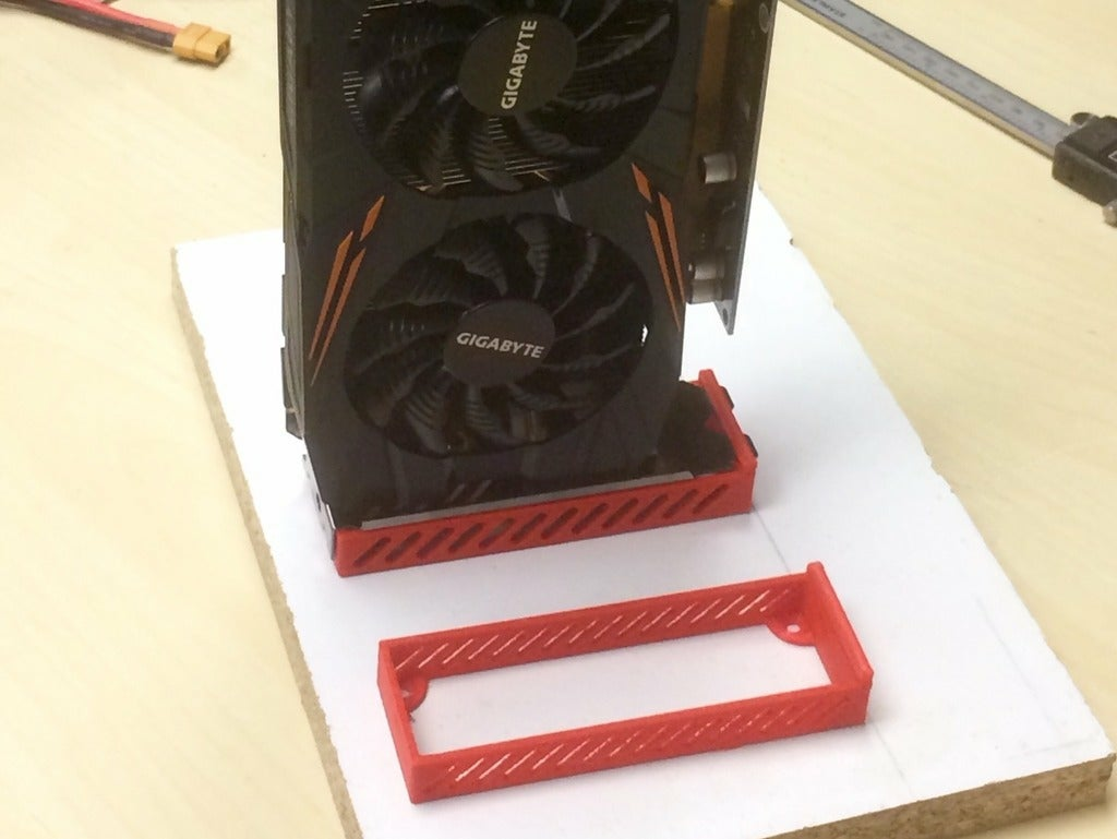Free STL file Vertical GPU support for mining rig・3D printable object ...