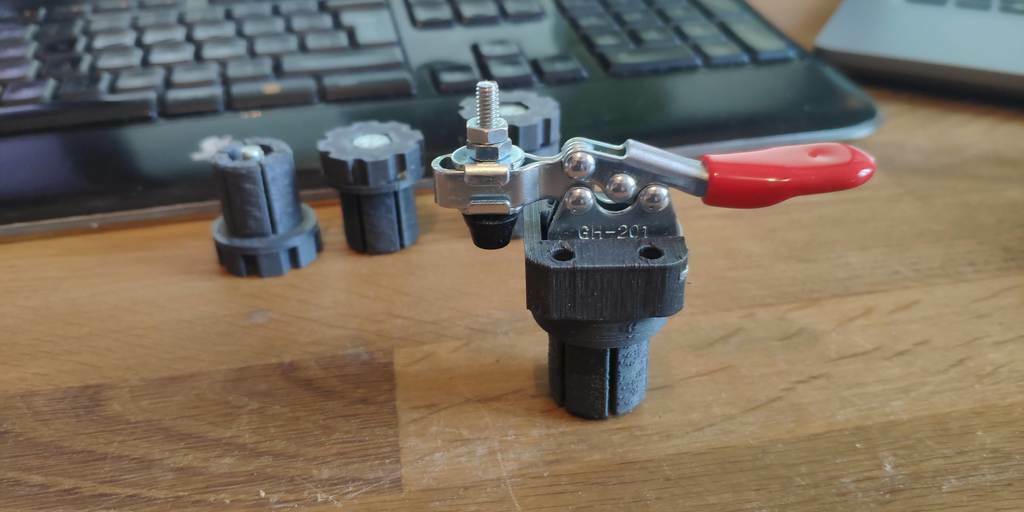 Free STL file Toggle clamp support for MFT expandable bench dog 🗜️・3D ...