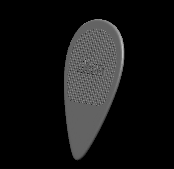 Free STL file pick guitar .94mm ⛏️・Object to download and to 3D print・Cults