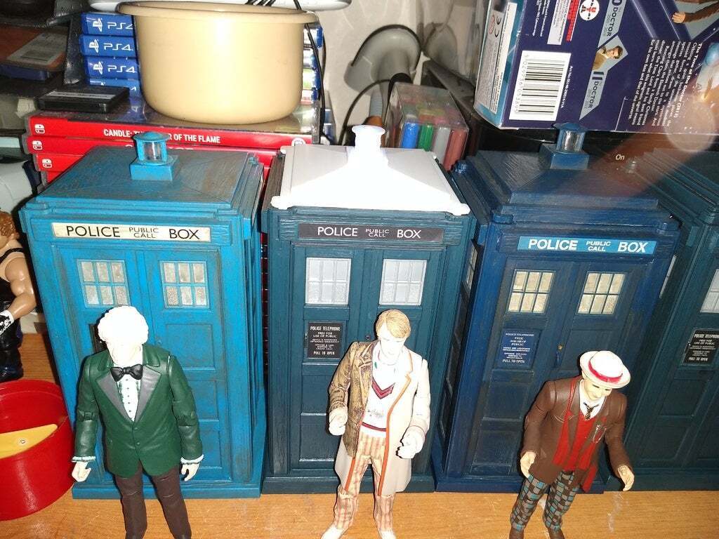 Free STL file TARDIS Lamp & Roof Replacement・3D printer design to ...