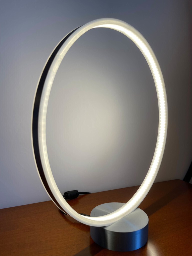 Free STL file LED RGB DESIGNER CIRCLE RING LIGHT LAMP - App & Music ...