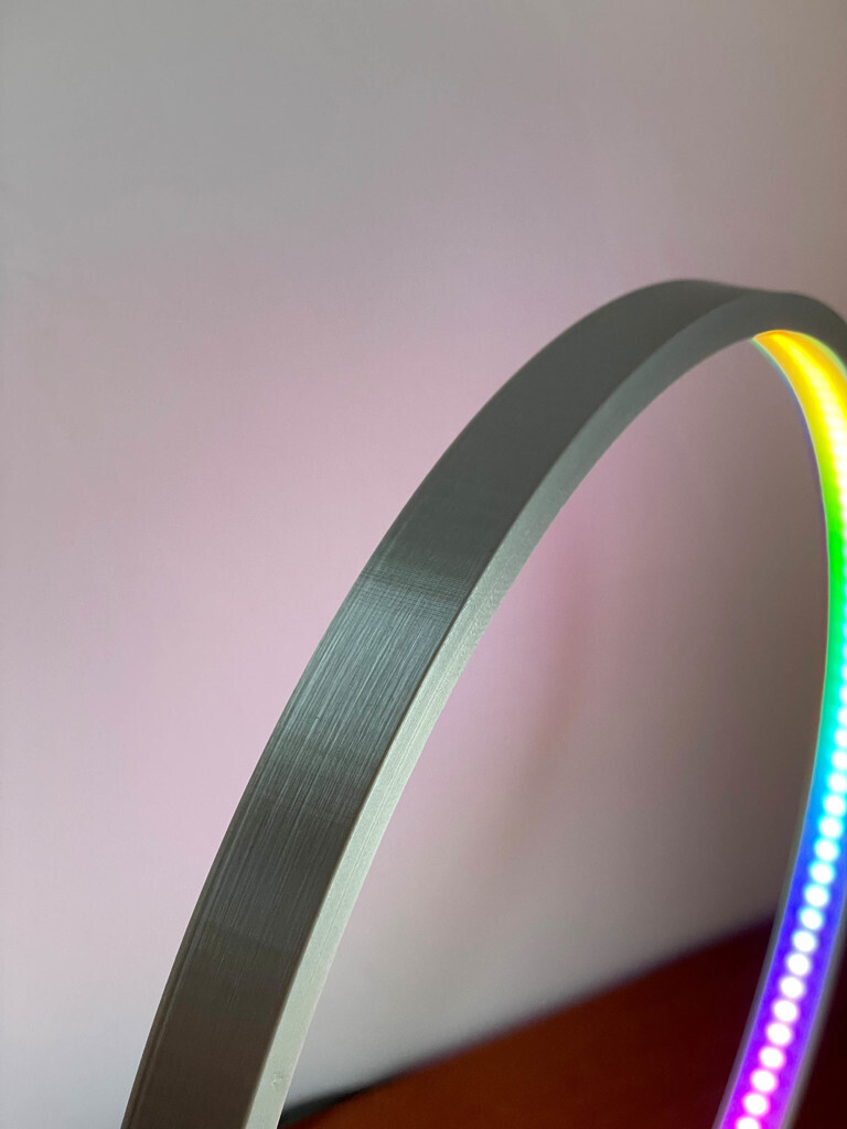 Free STL file LED RGB DESIGNER CIRCLE RING LIGHT LAMP - App & Music ...