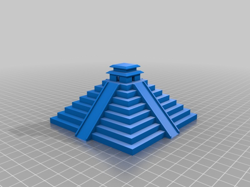 Archivo 3D gratis Pirámide azteca 🏘️・Modelo para descargar y imprimir ...