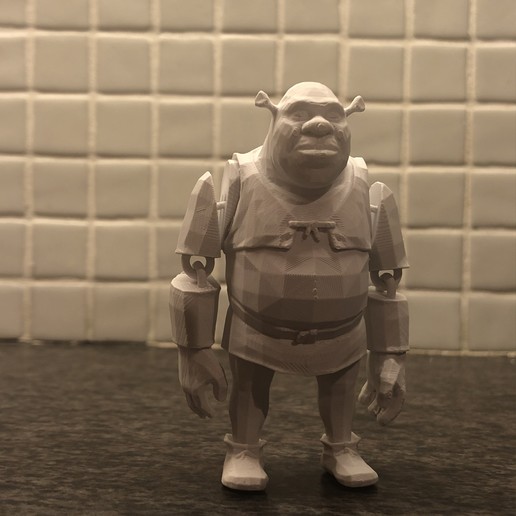 Download free STL file Flexible Shrek • 3D printing template ・ Cults