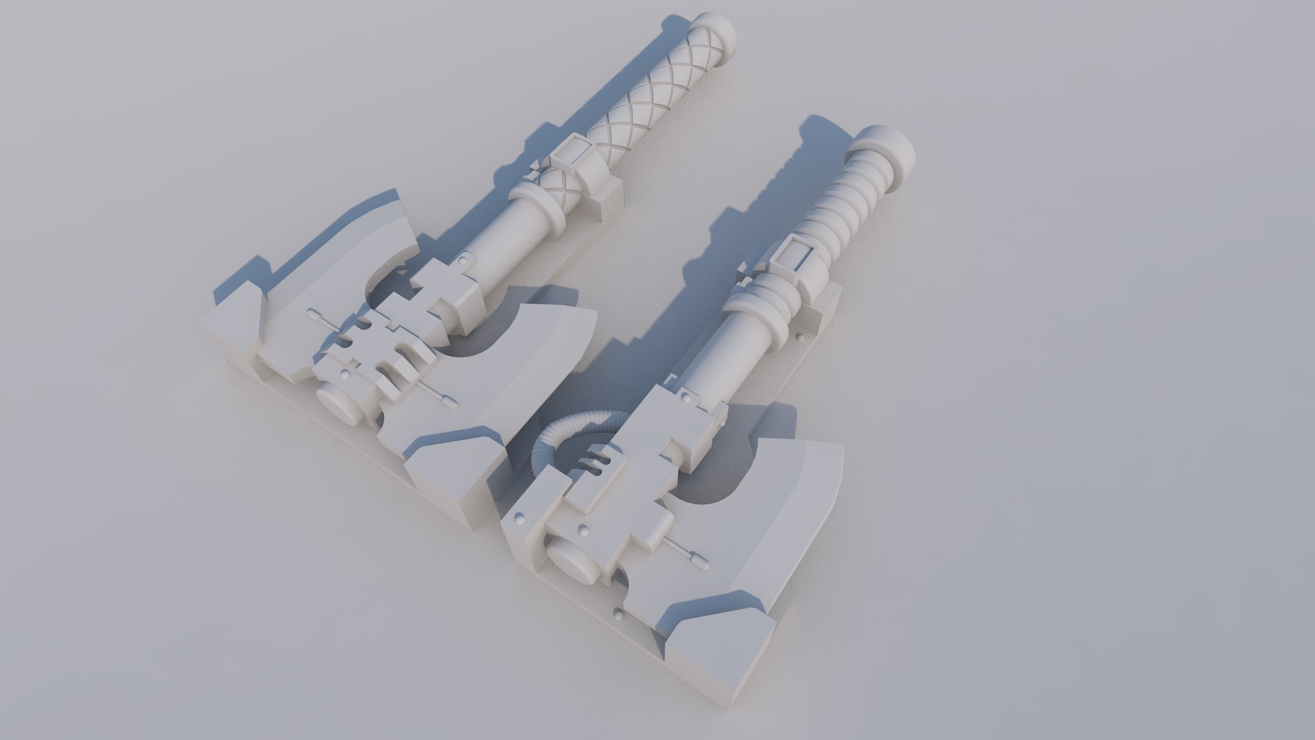 STL file Stowed weapons set・3D printer model to download・Cults
