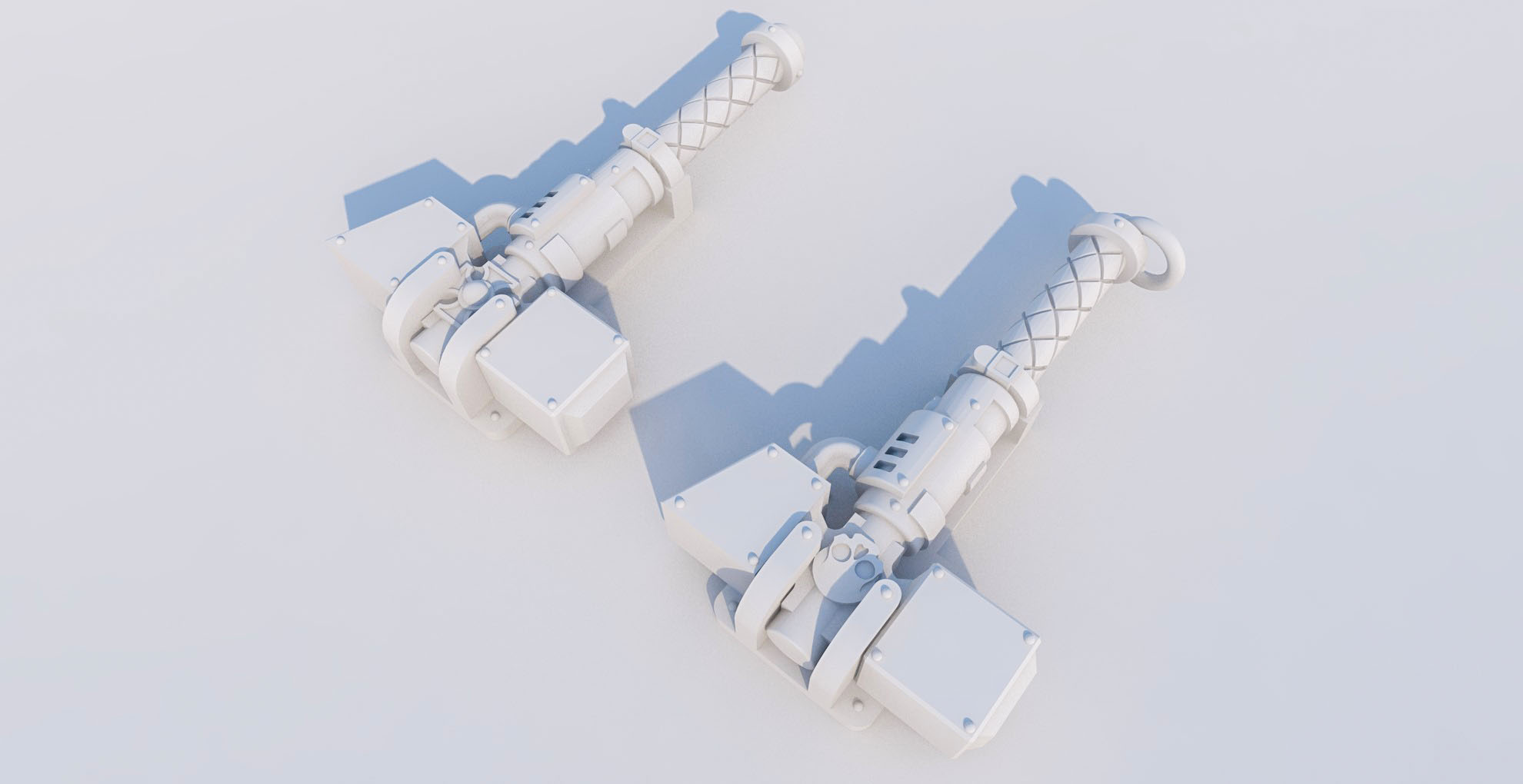 STL file Stowed weapons set・3D printer model to download・Cults