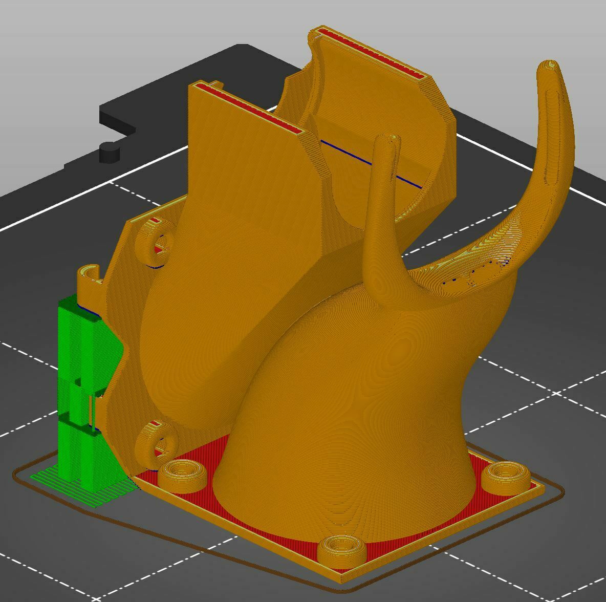 Free STL file Dual 40mm Multi-Out Fan Shroud for E3D V6 heatsink 🔧・3D ...