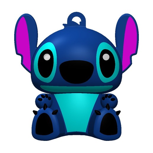 Download STL file Stitch Keychain • 3D printing design ・ Cults