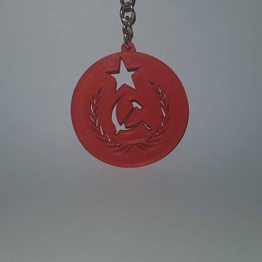 STL file socialist key ring・3D print design to download・Cults