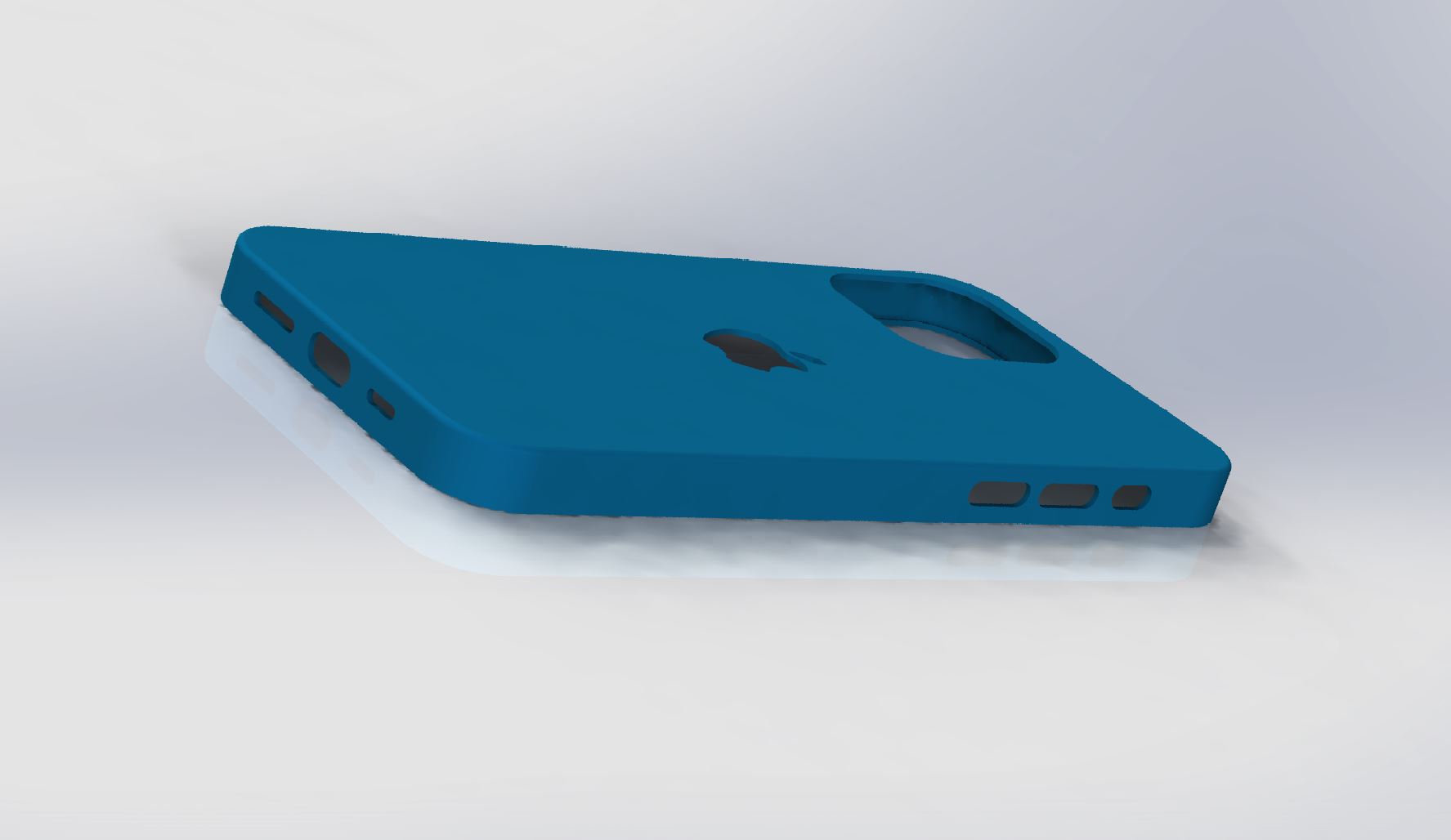 STL file case iphone 12 screen 6,1" screen・Model to download and 3D ...