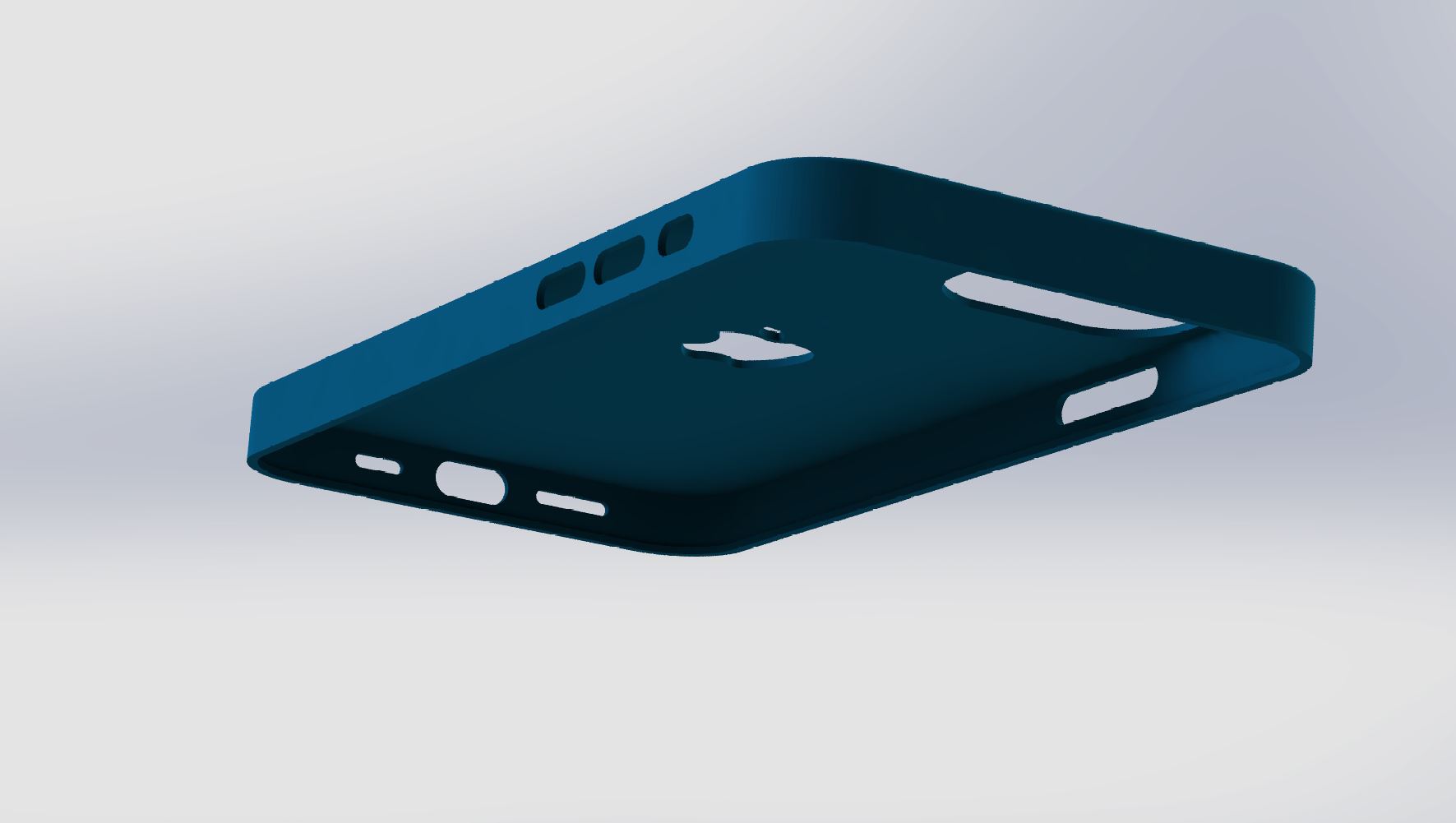 STL file case iphone 12 screen 6,1" screen・Model to download and 3D ...