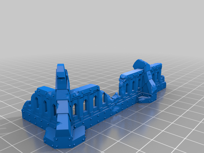 Free STL file Sector Administratum compatible railings 🏗️・3D printer ...