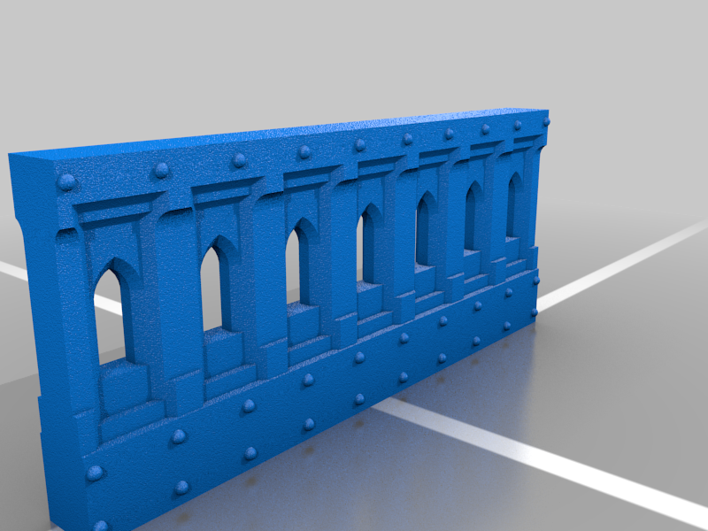 Free STL file Sector Administratum compatible railings 🏗️・3D printer ...