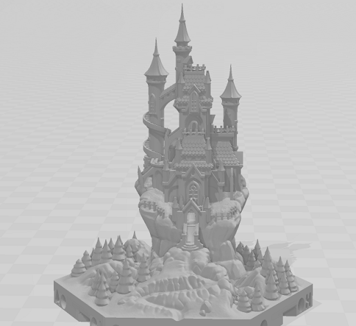 STL file Dungeons castle・3D printer model to download・Cults