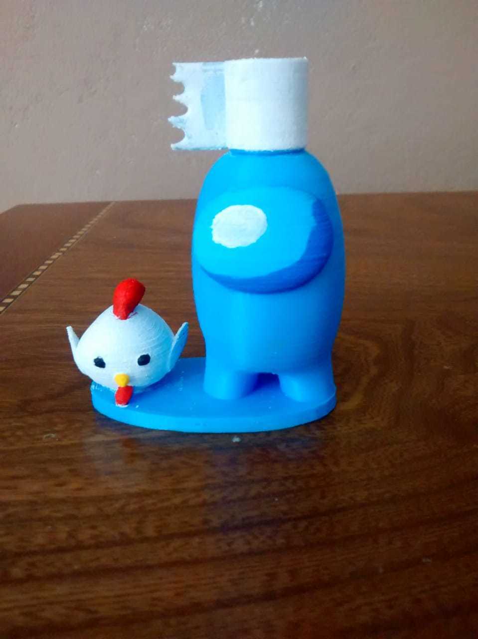 Download STL file Amongus paper • 3D printable object ・ Cults