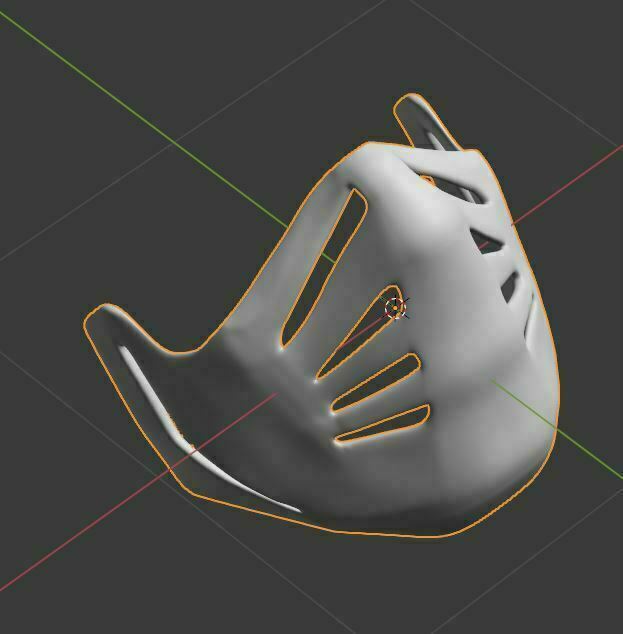 STL file Low Poly / High Poly Covid/Facemask.・Template to download and ...