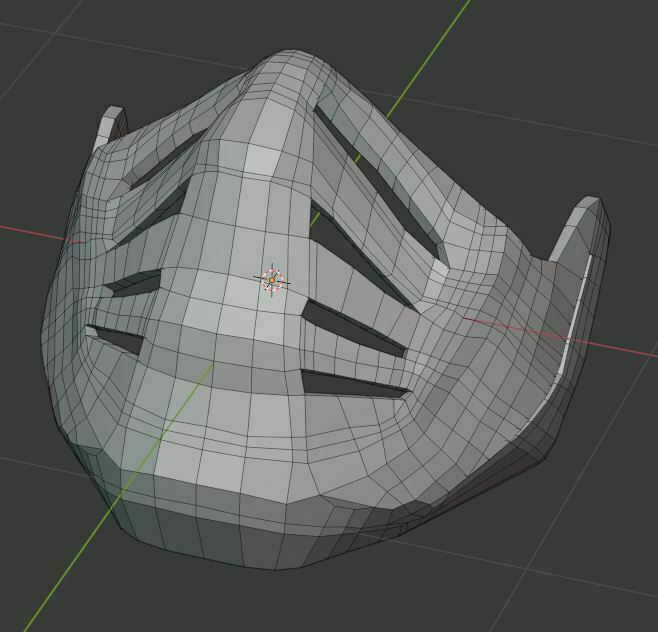 STL file Low Poly / High Poly Covid/Facemask.・Template to download and ...