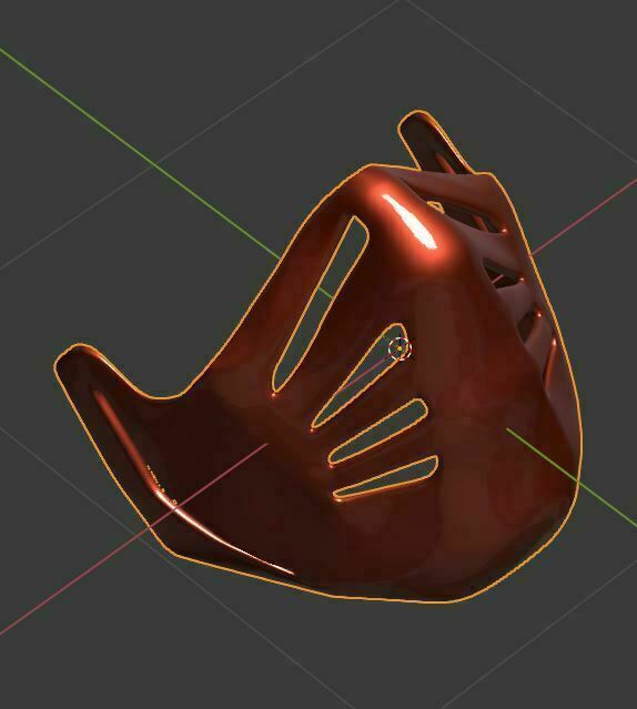 STL file Low Poly / High Poly Covid/Facemask.・Template to download and ...