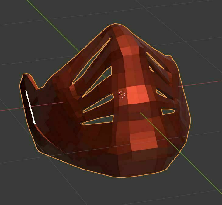 STL file Low Poly / High Poly Covid/Facemask.・Template to download and ...