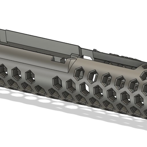 Download STL file Airsoft Strikeball HANDGUARD for AK 74 3D print model ...