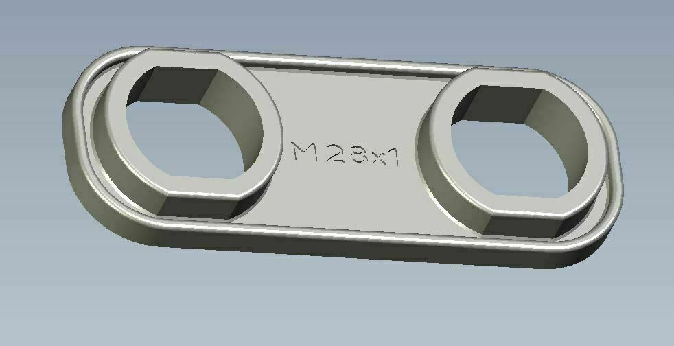 Free STL file WATER TAP INSERT KEY. (M28x1 Tape) STRAHLREGLER ...