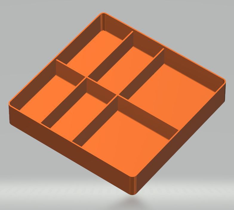 Free STL file drawer insert organizer, basic box 📦・3D printing design ...