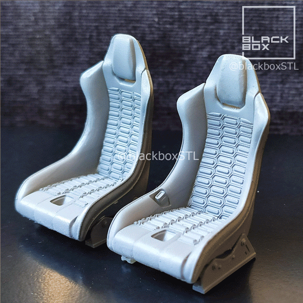 3D file SPORT SEAT BB01 FOR DIECAST AND MODELKITS 1-24th・3D printing ...
