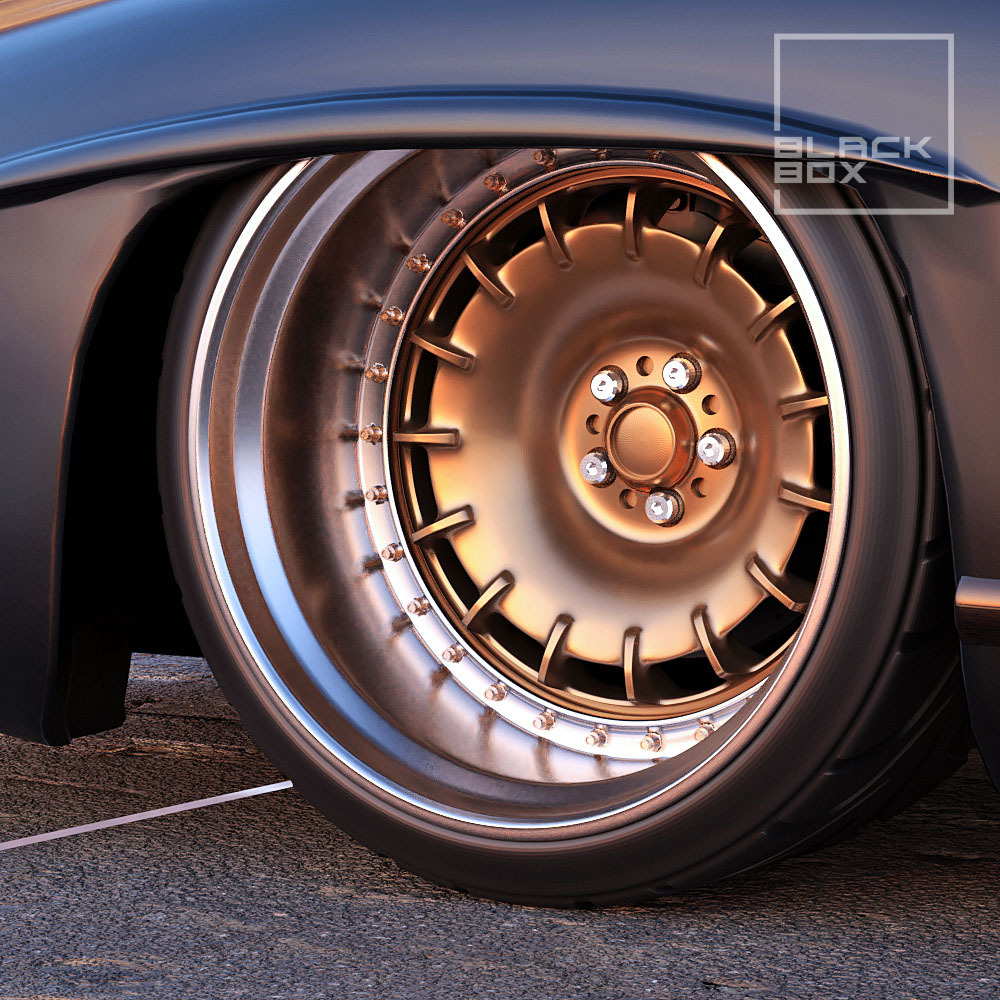 3D file W1 Wheel set front and rear with 2 offsets・3D print object to ...