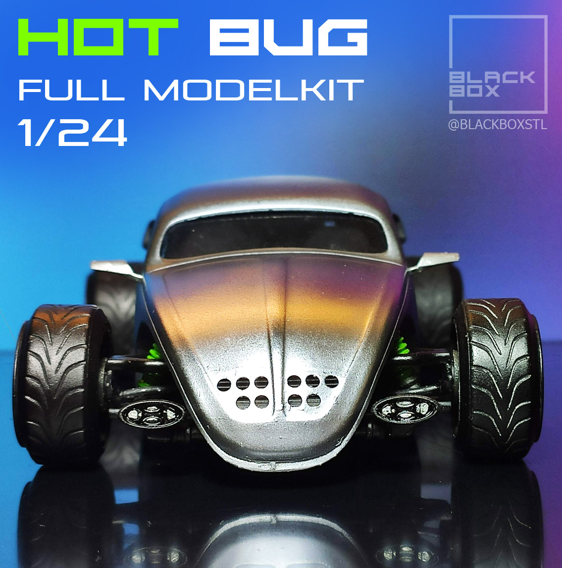 3D file HOT BUG 1/24 FULL MODELKIT 🥵・3D printer model to download・Cults