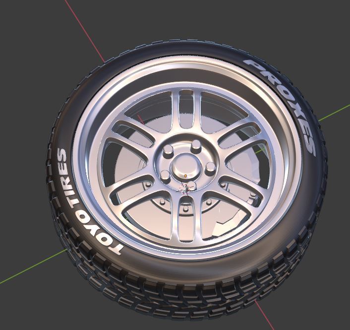 3D file RPF1 Style Set: Wheel, Tires and BRAKES! 🛞・3D print design to ...