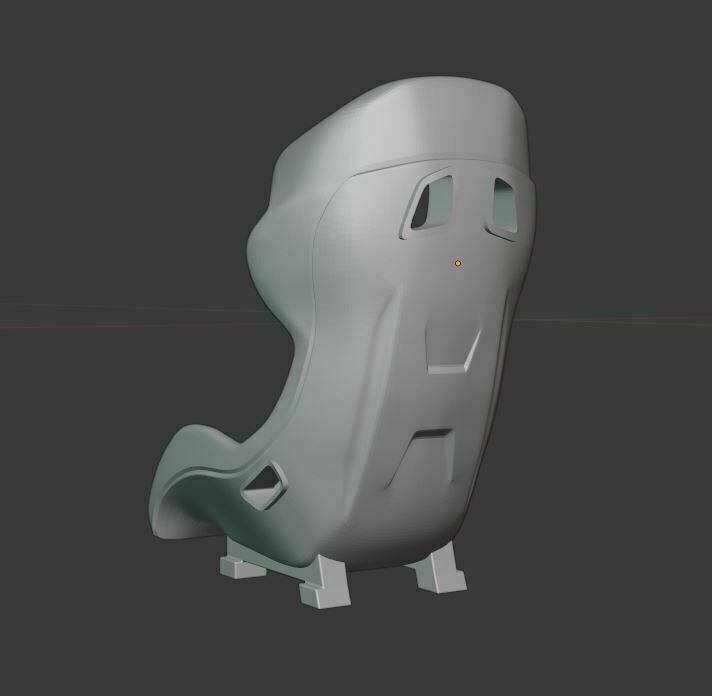 STL file Professional Race Seat for Diecast and RC 🏎️・Design to ...