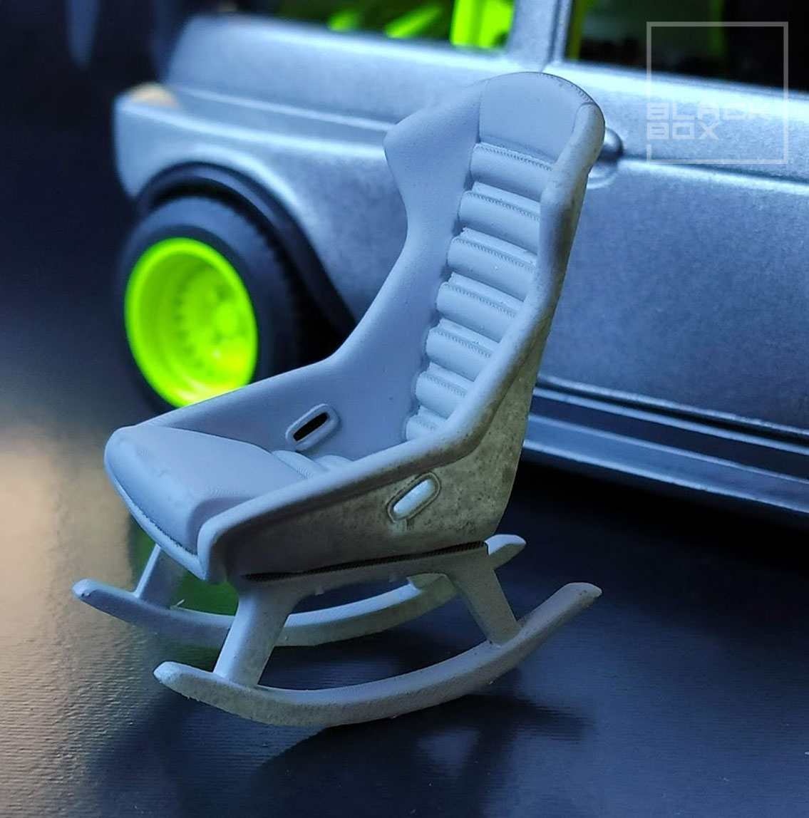STL file Compact Seat for diecast and modelkits 💺・3D print object to ...