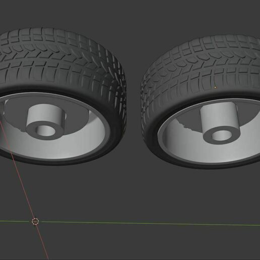Download STL file 3d5 Style Wheel set - two offsets - for diecast and ...