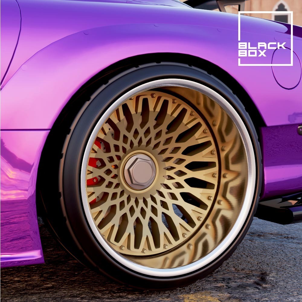 STL file BB002 Wheel set with 3 offsets・3D printer design to download・Cults