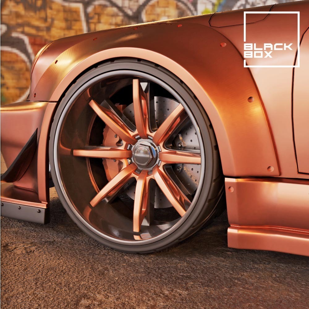Télécharger fichier STL FORG 3D Style Wheel set FRONT AND REAR w/ 2 ...