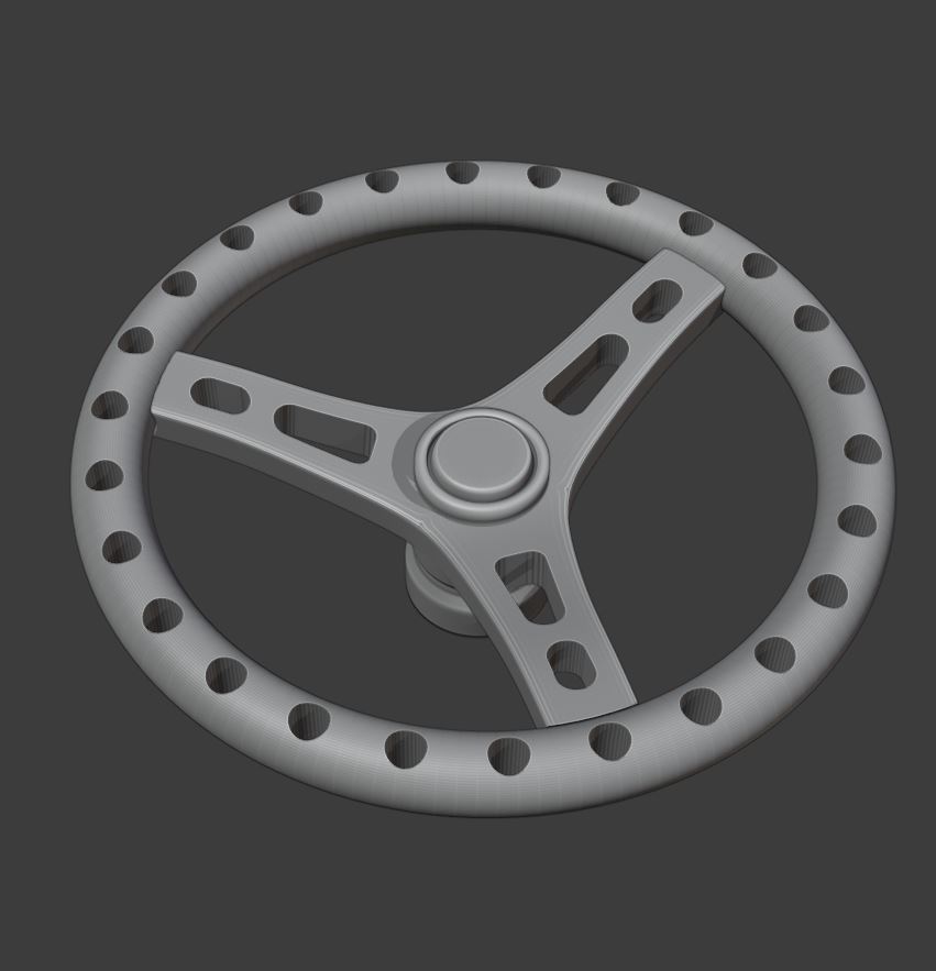 3D file Steering Wheel Set 3 for Diecast and Miniatures 🛞・Design to ...