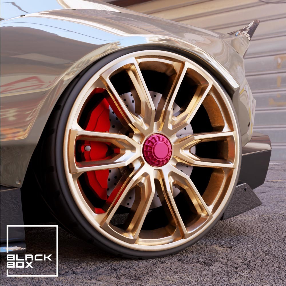 3D file Hexa GT Wheel set Front and Rear・Model to download and 3D print ...