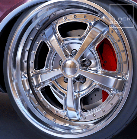 3D file VIZ Muscle Wheel Set front and rear 3 Offsets・3D printable ...