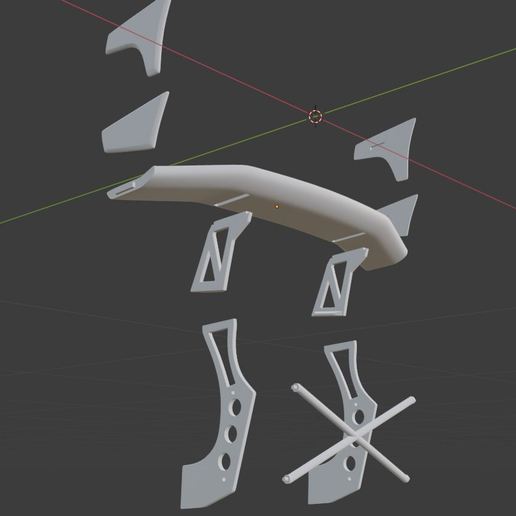 Download STL file Customizable Wing SET for R/C and Diecast • 3D ...