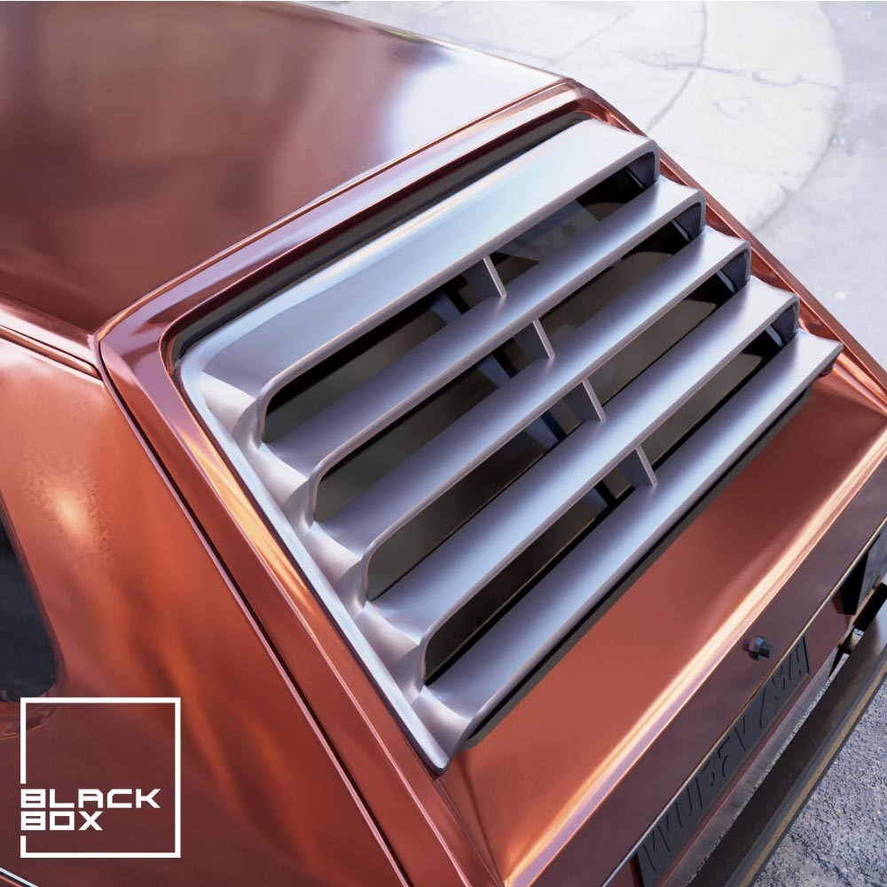 3D file GOLF MK1 Rear window Louver for REVELL FUJIMI 1-24th and 1-18th ...