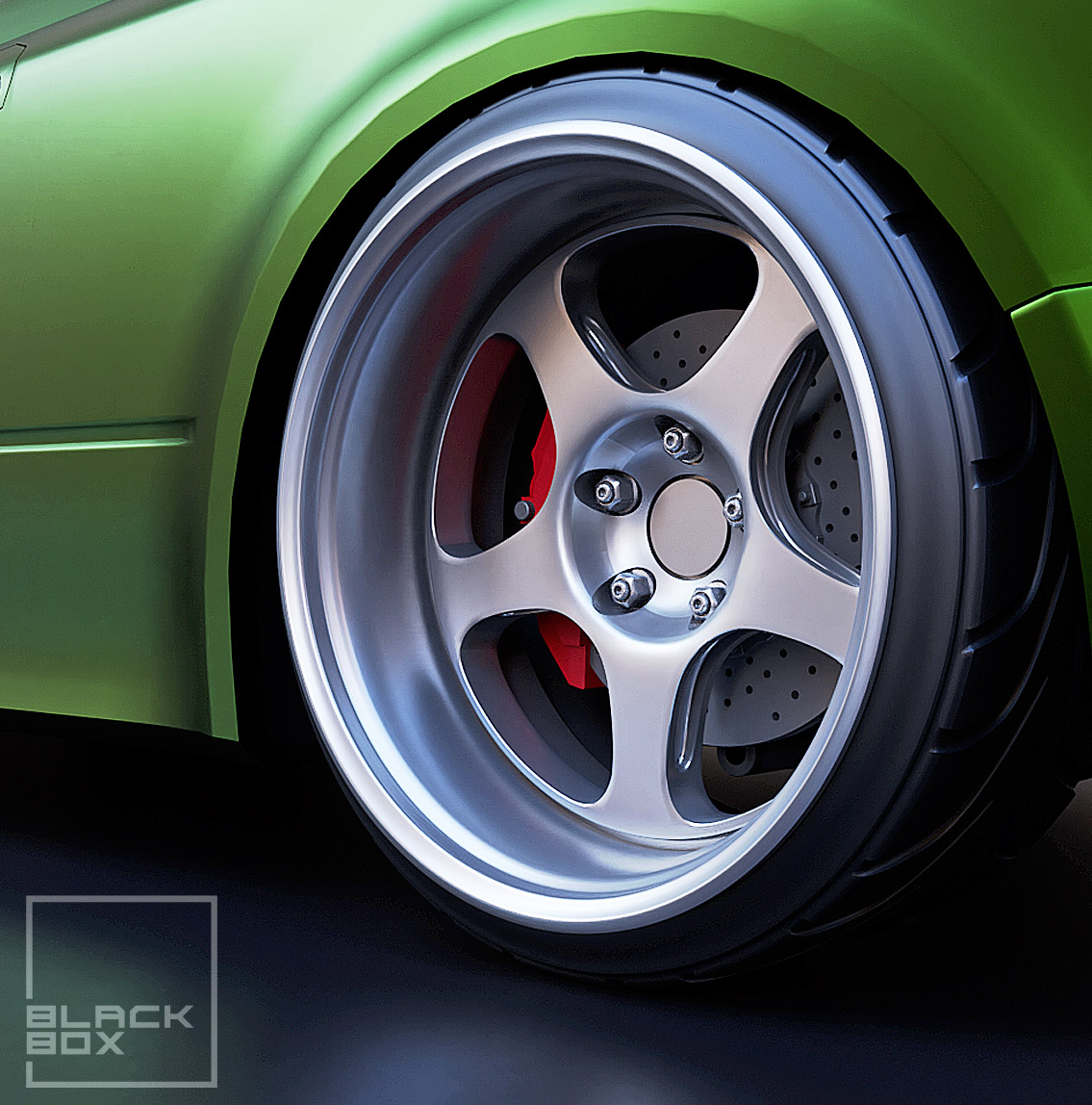 3D file BRM Wheel set Front and Rear 1-24th・3D printer design to ...