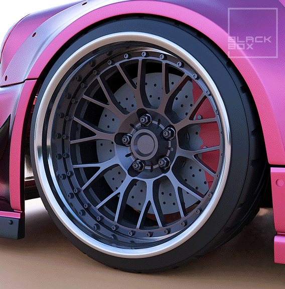 3D file Boss Wheel Set front and rear for miniatures 2 offsets・3D print ...