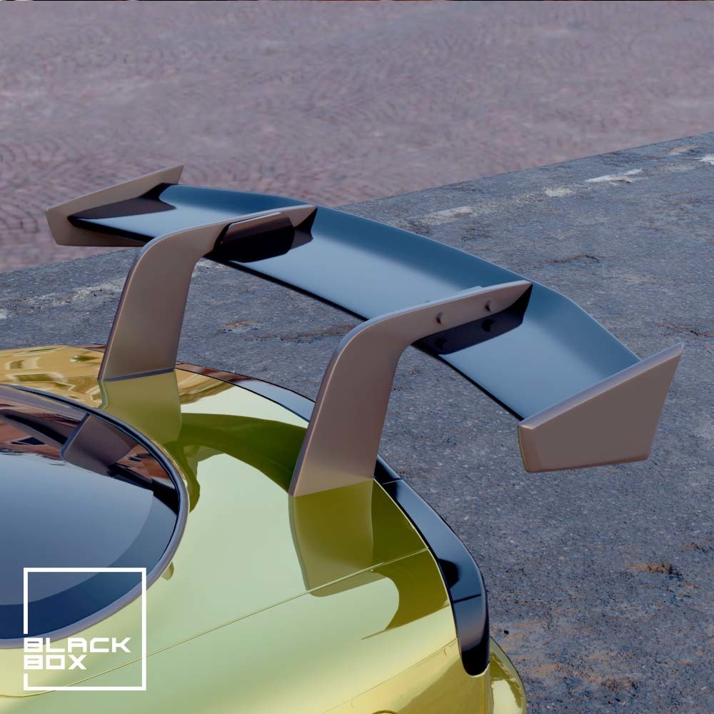 3D file Customizable GT Wing SET 2 for R/C and Diecast 🪶・3D printable ...